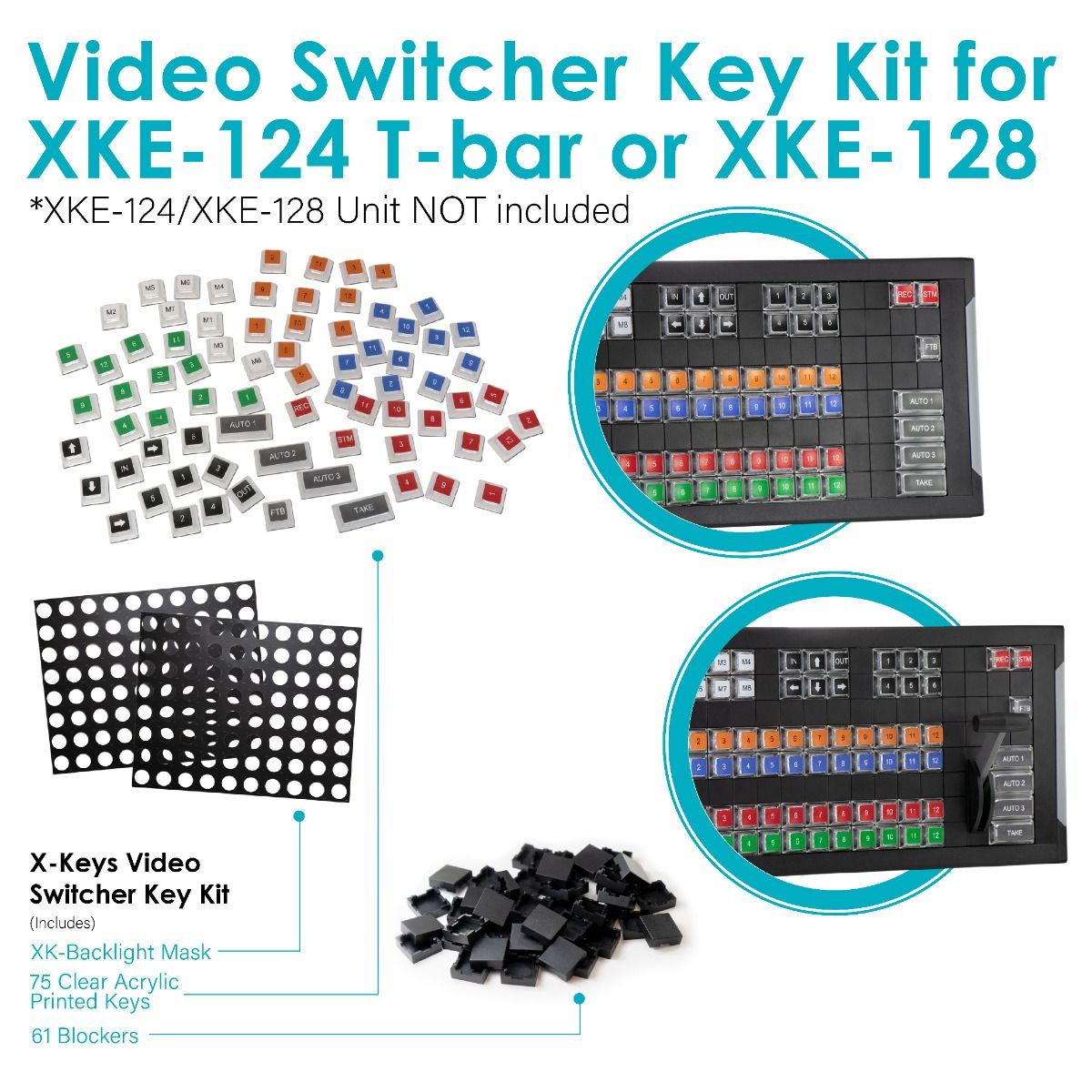 X-keys Video Switcher Key Kit – X-keys Schweiz